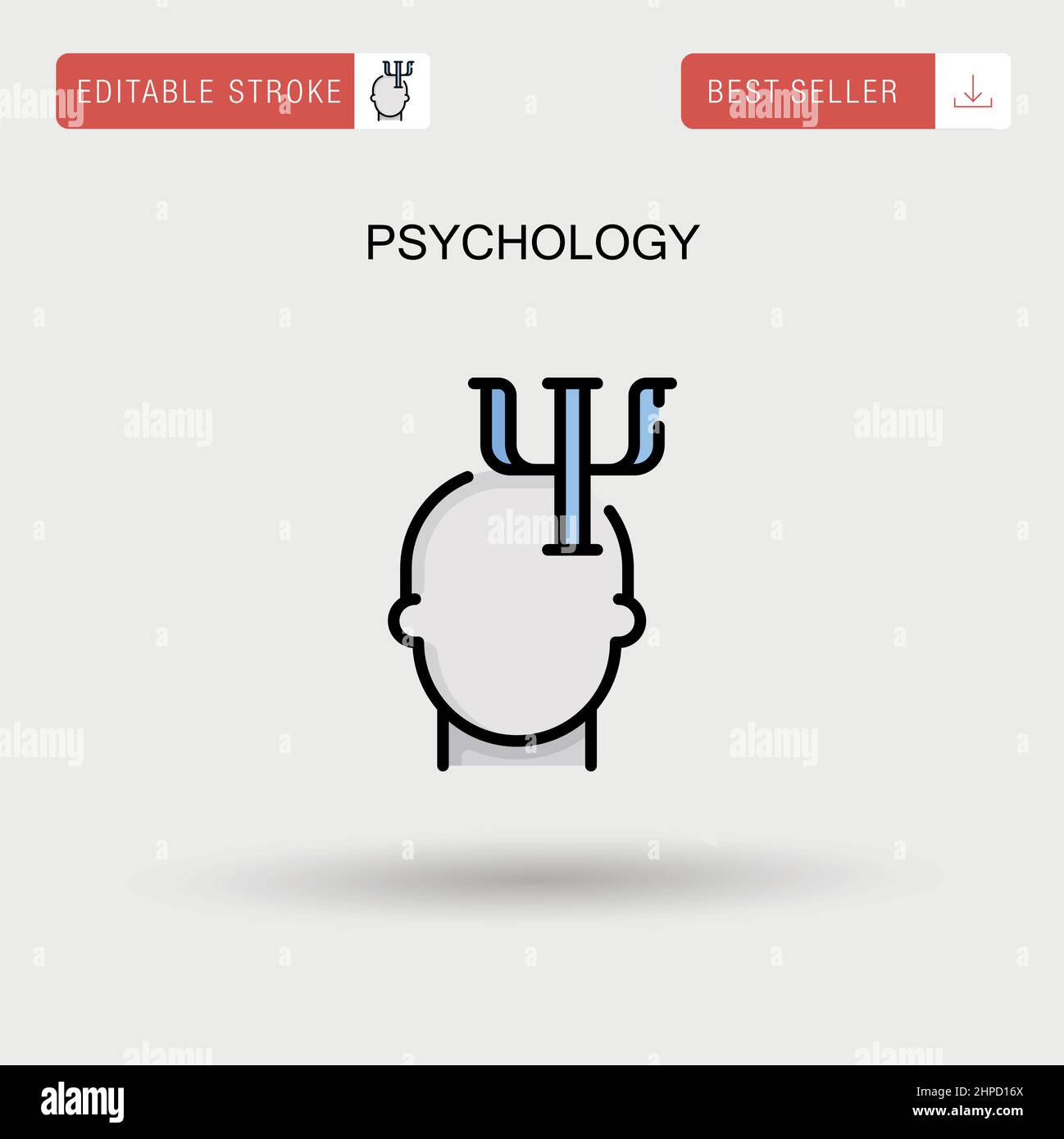 Psychology Simple vector icon Stock Vector Image & Art - Alamy
