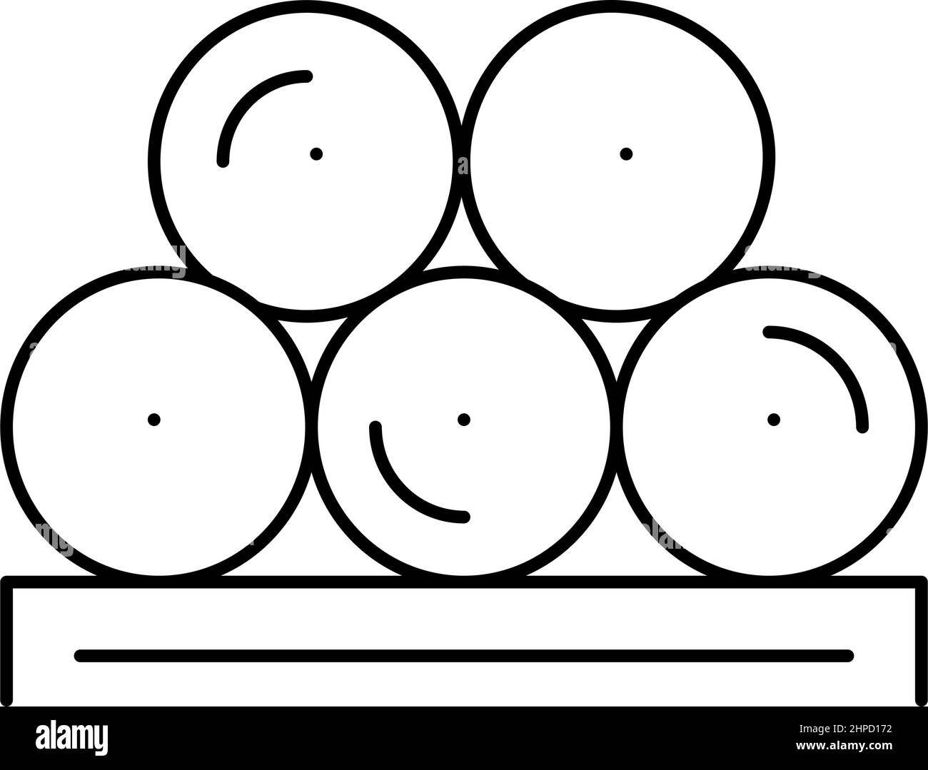 paper rolls product line icon vector illustration Stock Vector Image ...