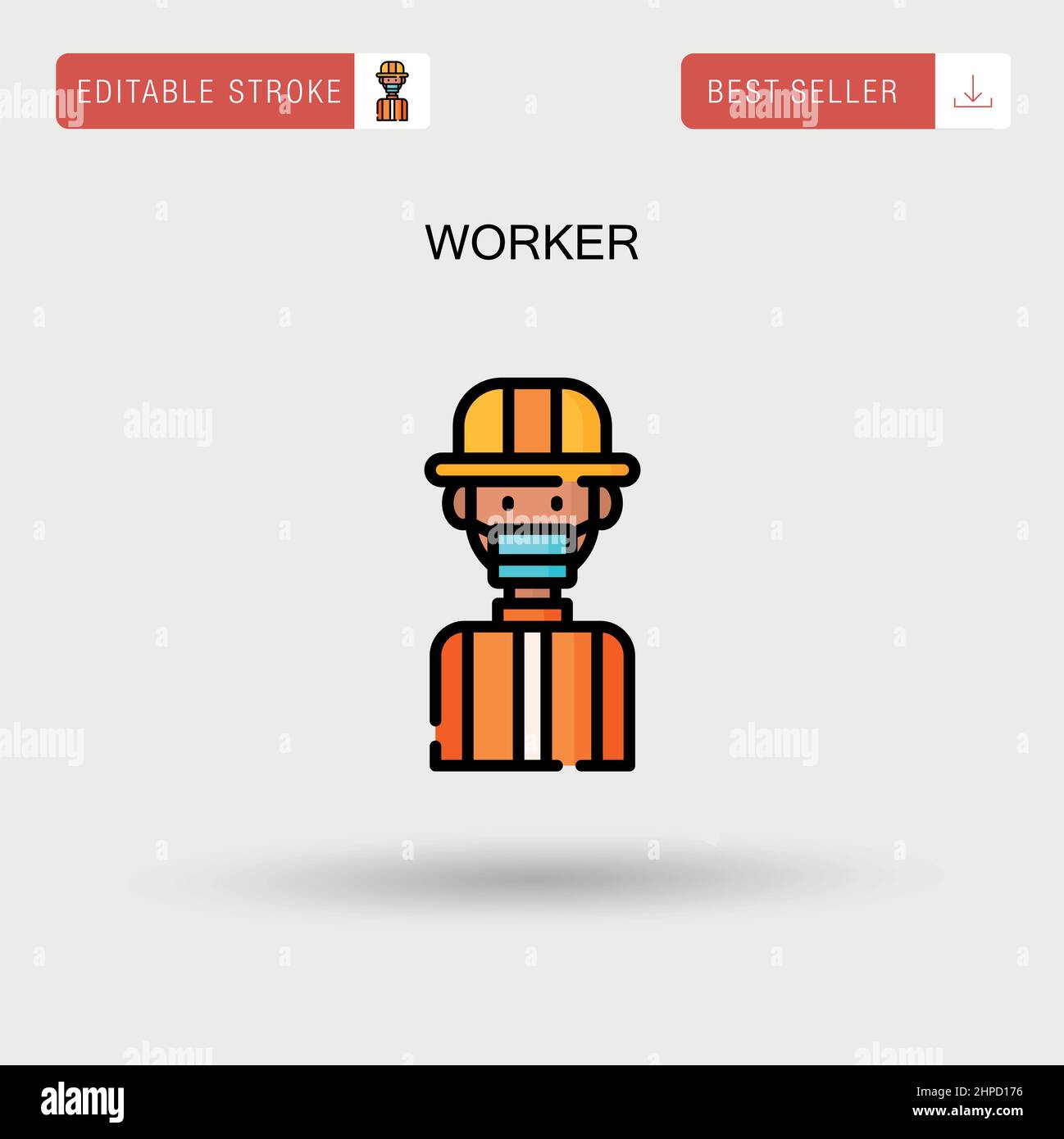 Industrial worker engineer man Stock Vector Images - Alamy