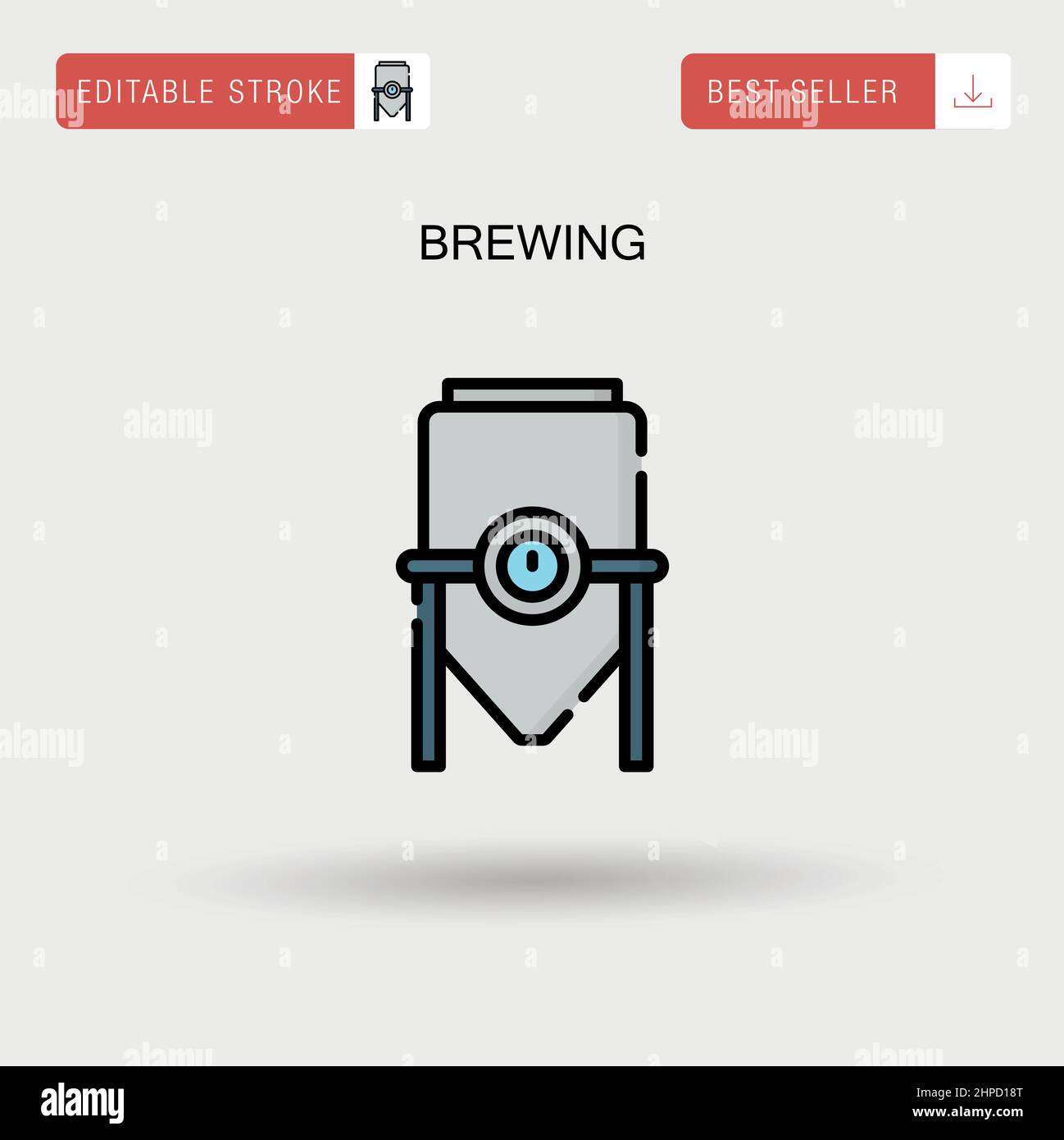 Brewing espresso Stock Vector Images - Alamy