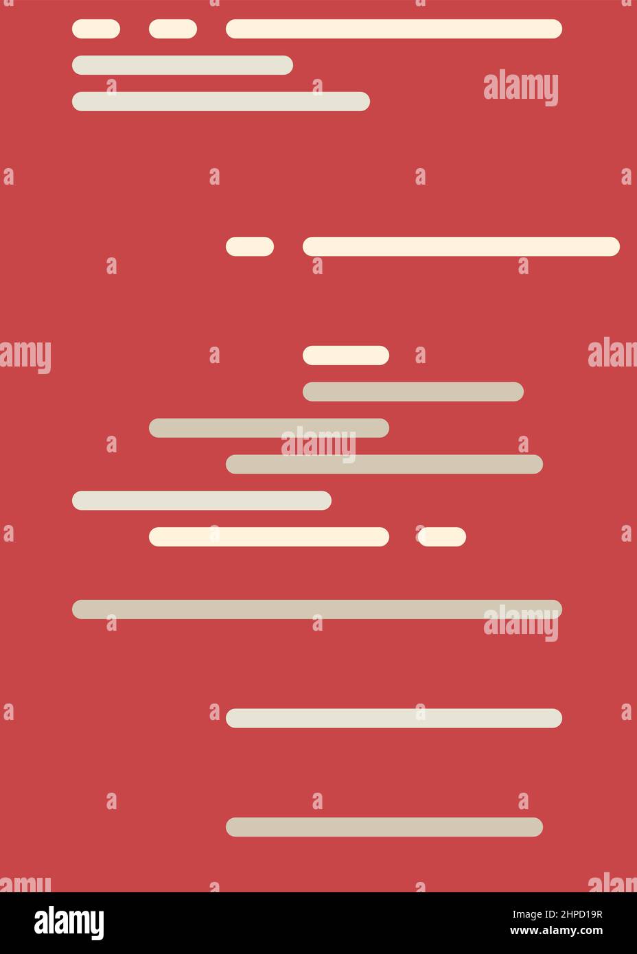 Cartoon coding simulated lines vector illustration Stock Vector Image ...