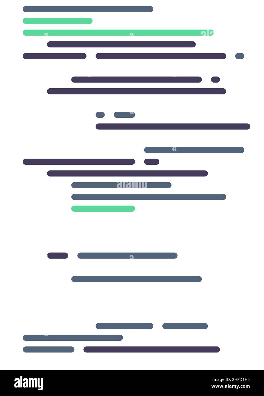 Cartoon coding simulated lines vector illustration Stock Vector Image ...