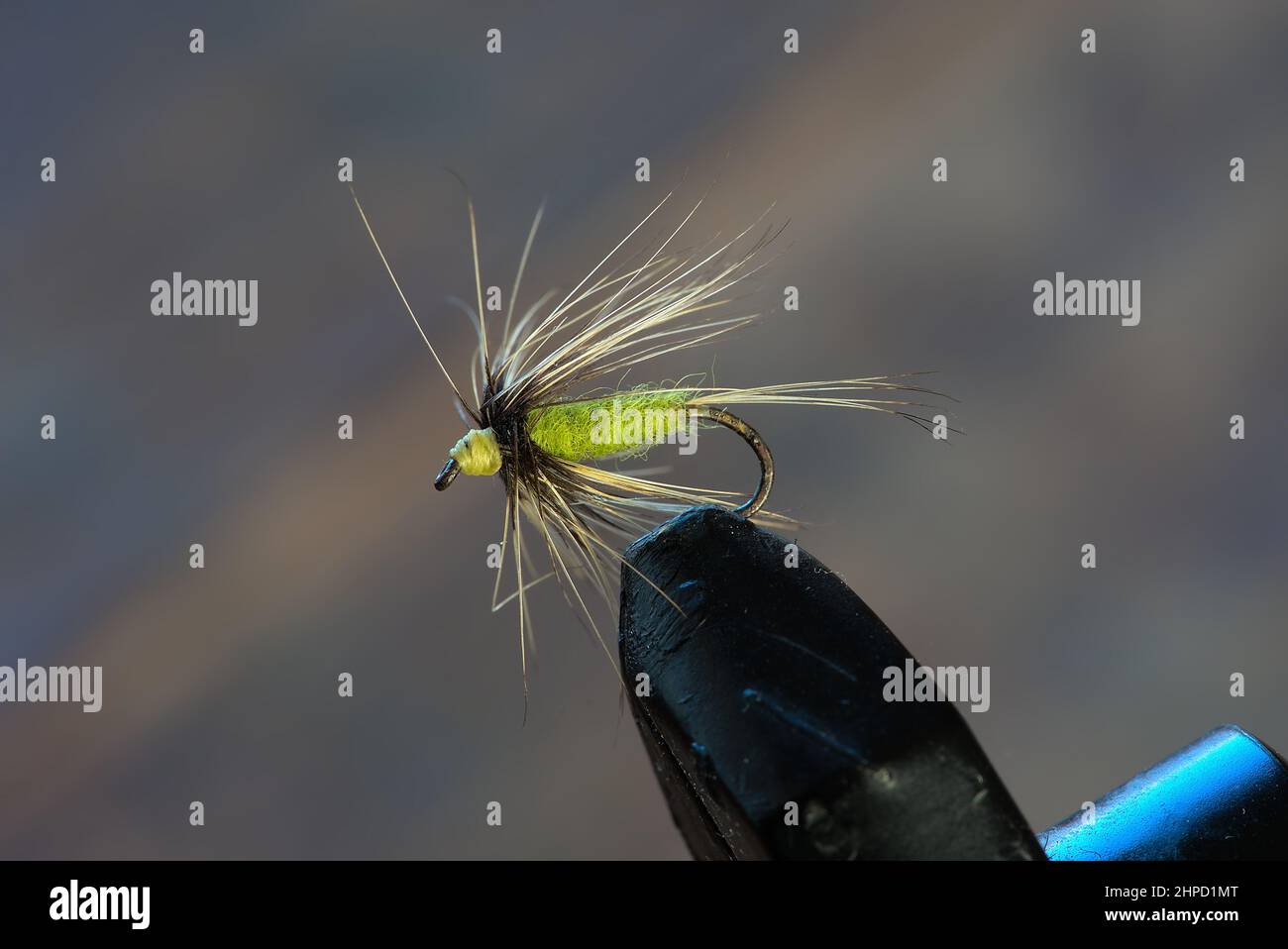 handmade fishing fly, fly tying Stock Photo - Alamy