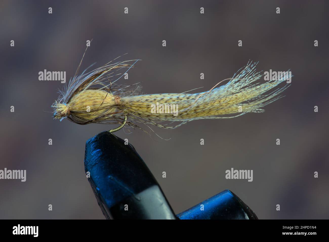 handmade fishing fly, fly tying Stock Photo - Alamy