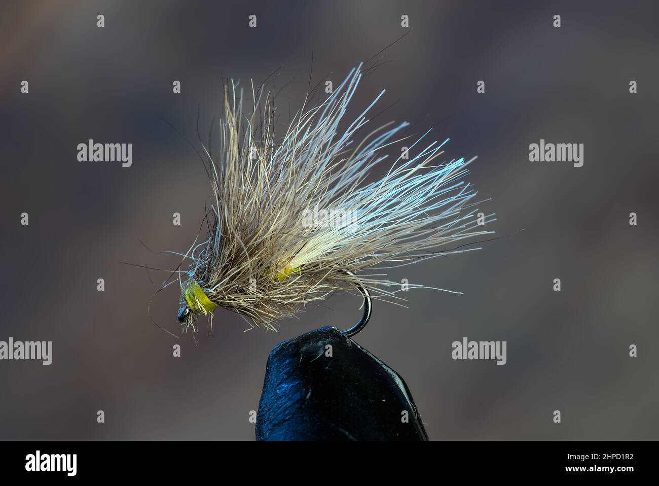 handmade fishing fly, fly tying Stock Photo - Alamy