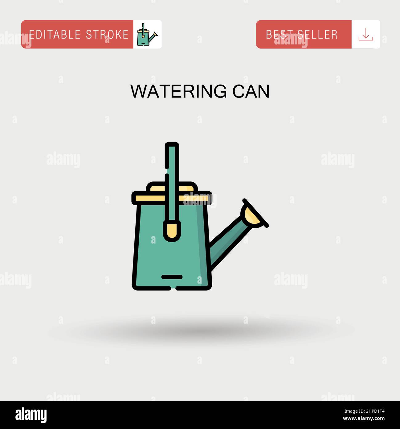 Water can illustration vector Stock Vector Images - Alamy