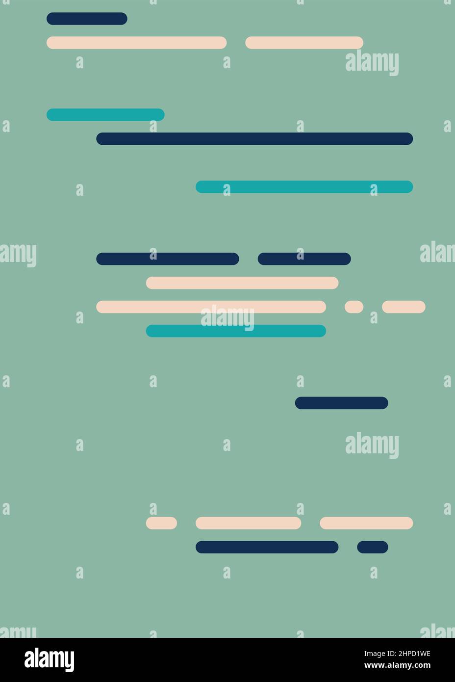 Cartoon coding simulated lines vector illustration Stock Vector Image ...