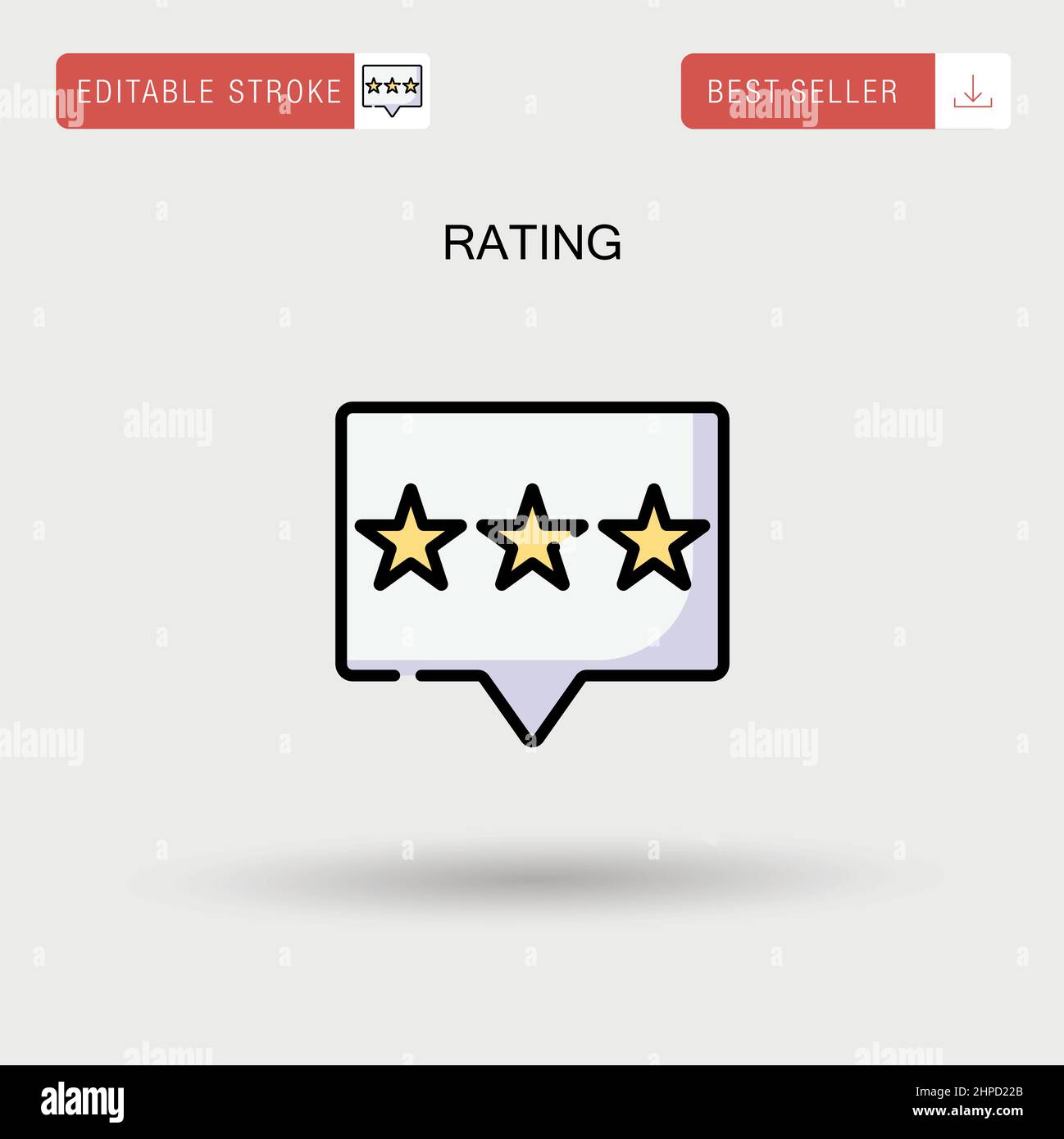 Star rating hand sign hi-res stock photography and images - Alamy