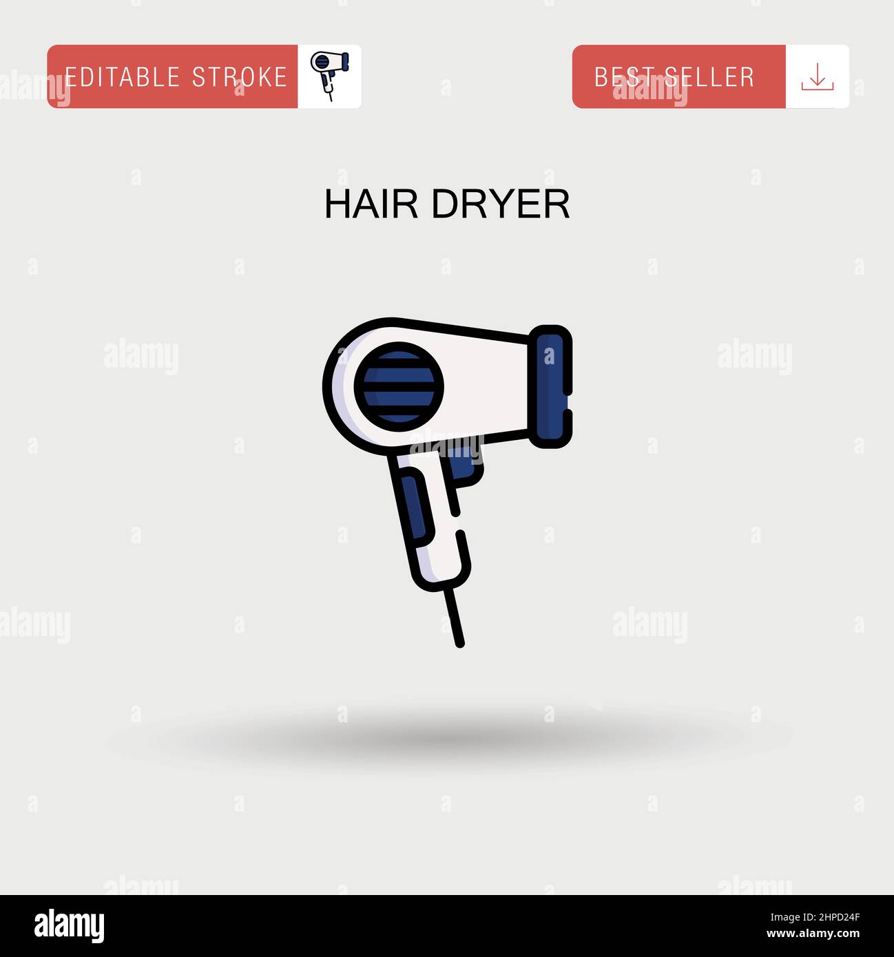 Black and white dryer Stock Vector Images - Alamy