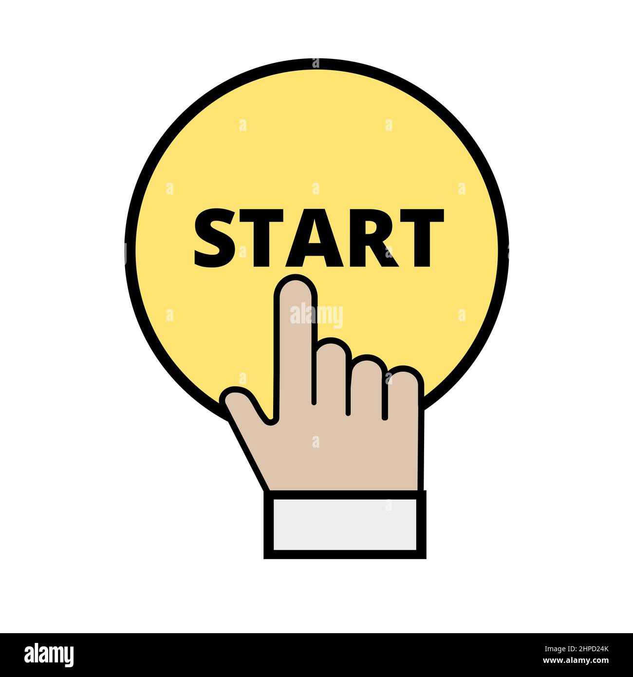 Started off Stock Vector Images - Alamy