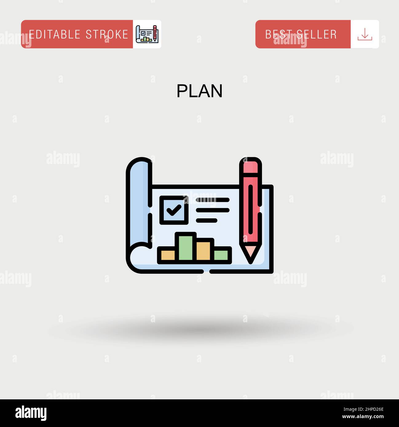 Simple plan Stock Vector Images - Alamy