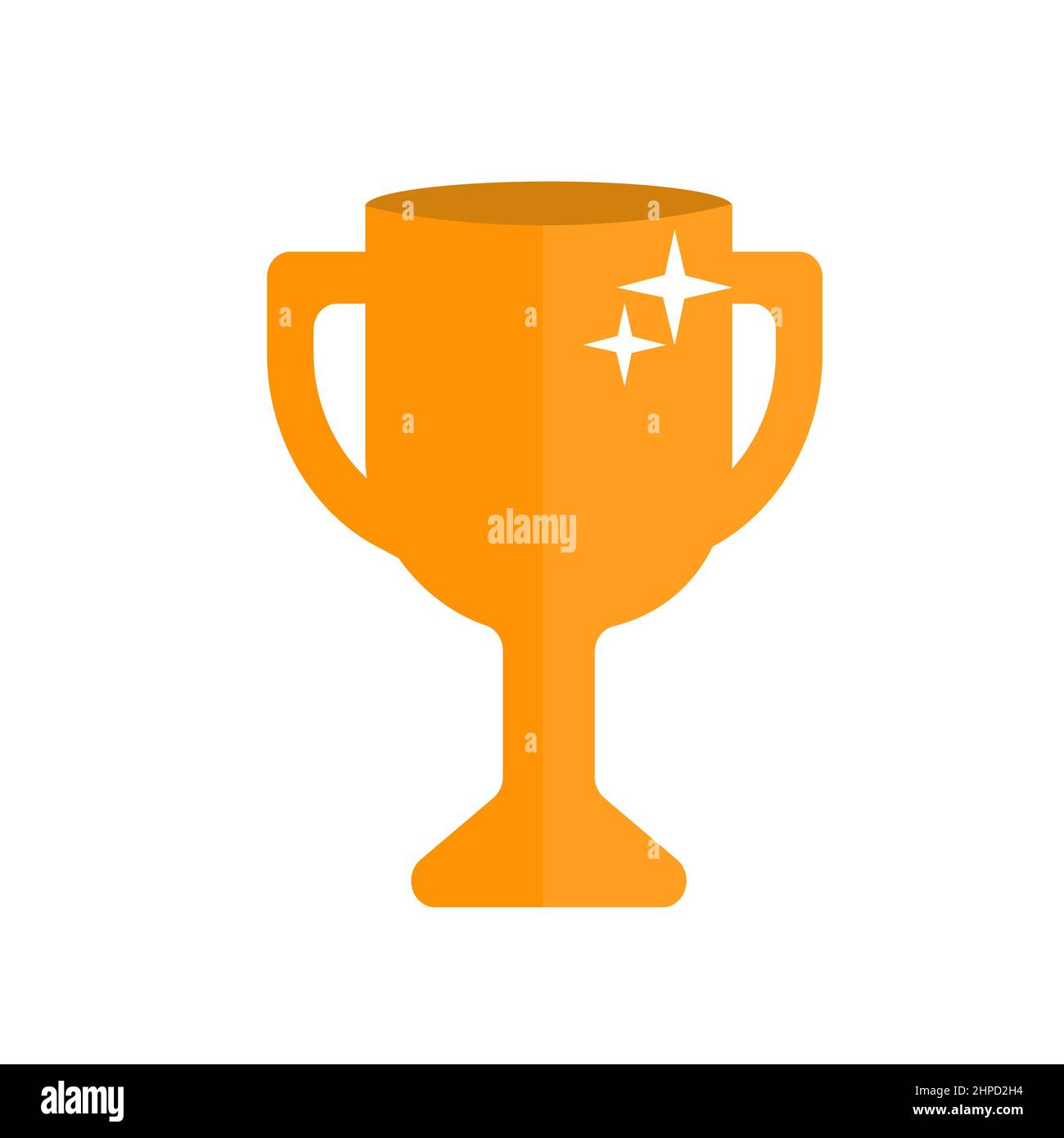 Simple trophy icon Stock Vector Images - Alamy