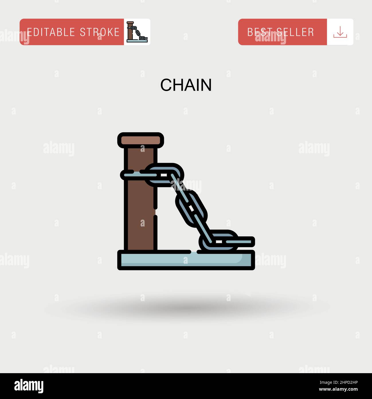 Concept chain Stock Vector Images - Alamy