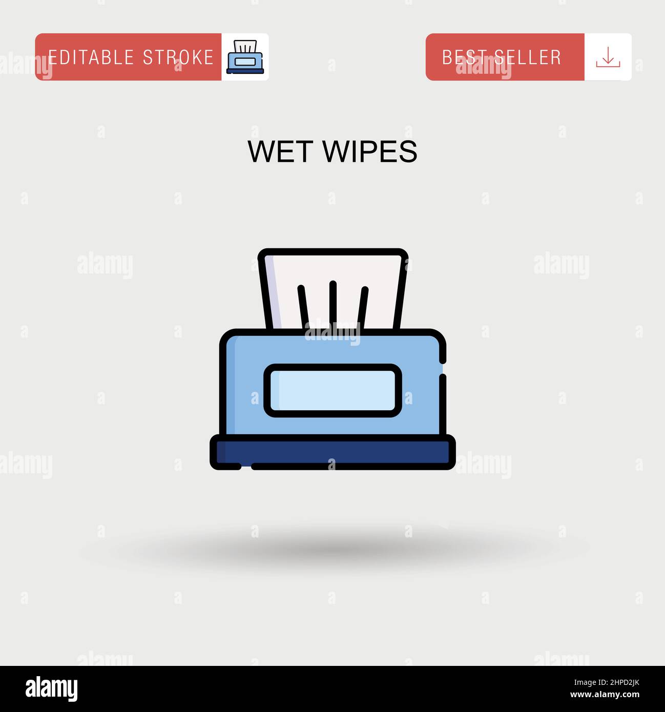 Wet wipes Simple vector icon Stock Vector Image & Art - Alamy