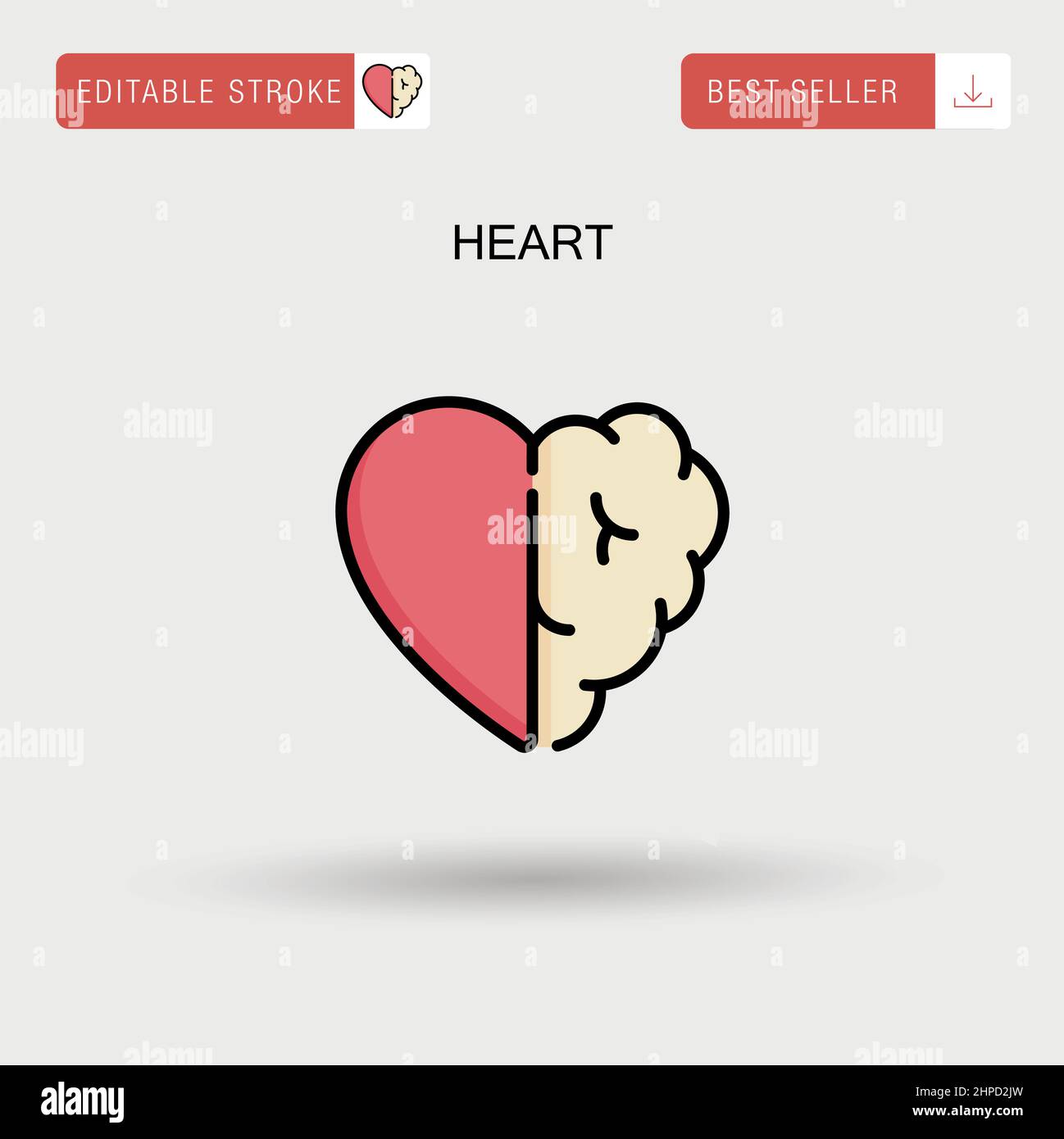 Simple heart graphic Stock Vector Images - Alamy