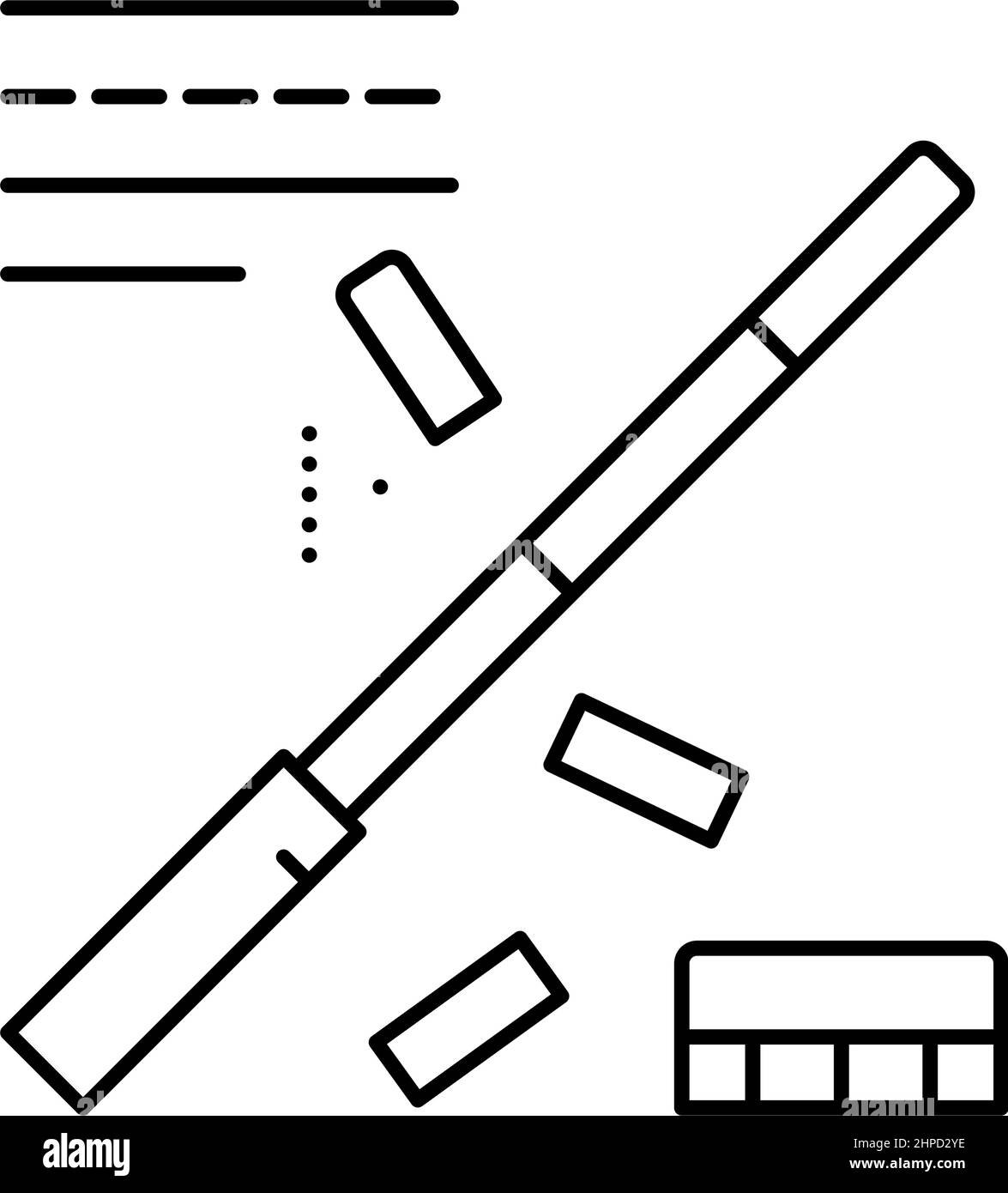 teacher pointer line icon vector illustration Stock Vector Image & Art ...