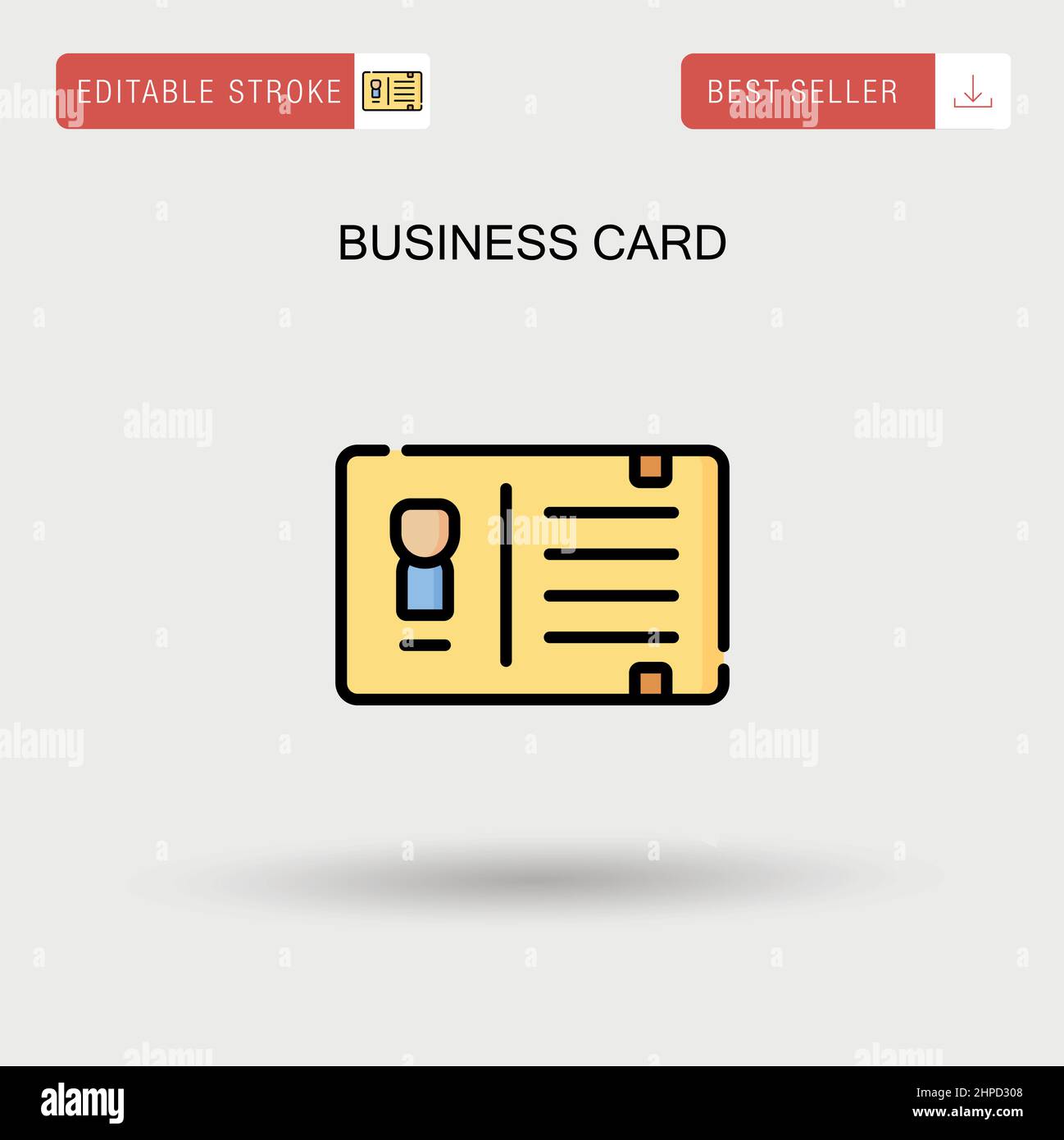 Business card icon vector hi-res stock photography and images - Alamy