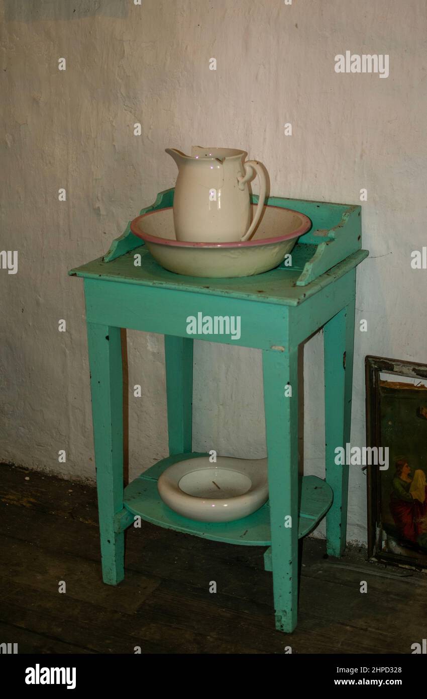 Ancient hygienic corner, an old way to have a place for personal ...