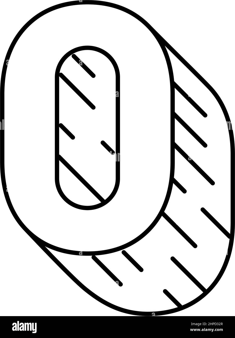 null number line icon vector illustration Stock Vector Image & Art - Alamy