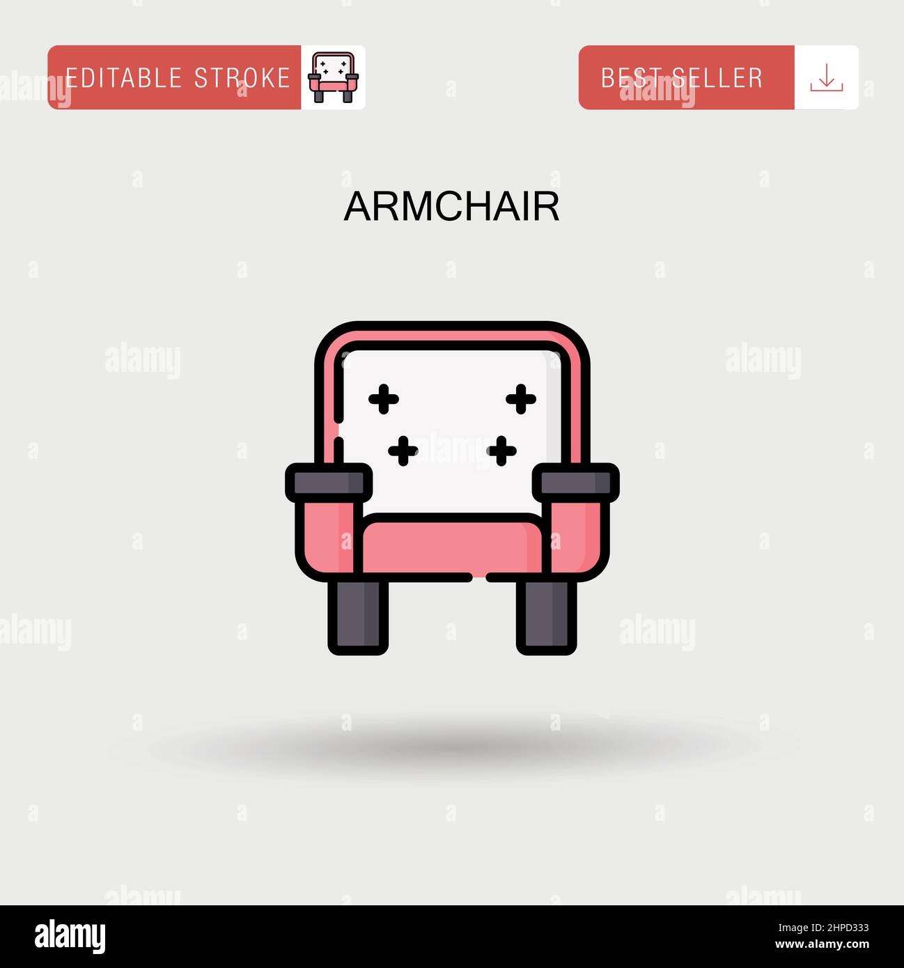 Armchair icon hi-res stock photography and images - Alamy