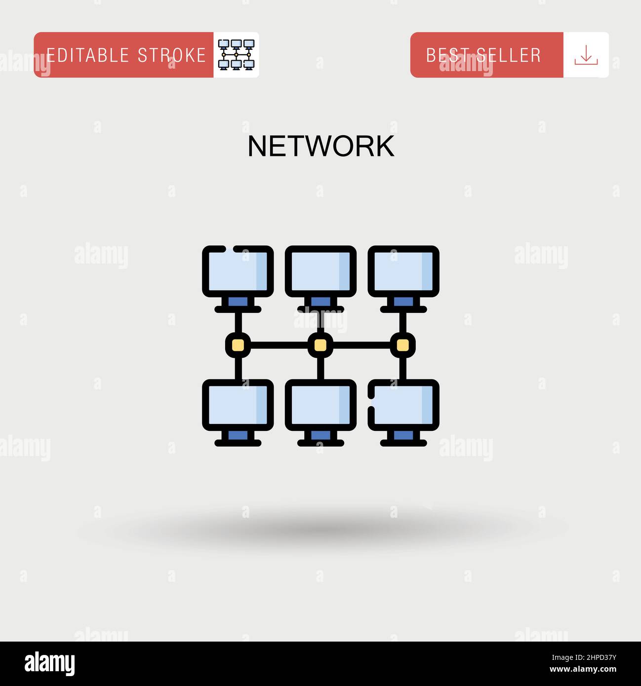 Network Simple vector icon Stock Vector Image & Art - Alamy