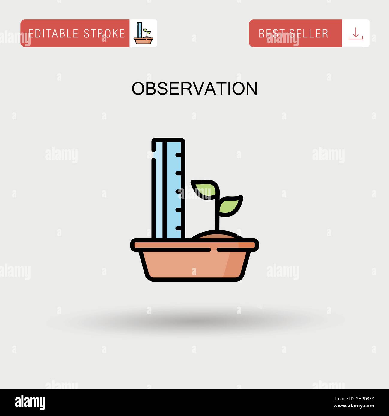 Observation icon hi-res stock photography and images - Alamy