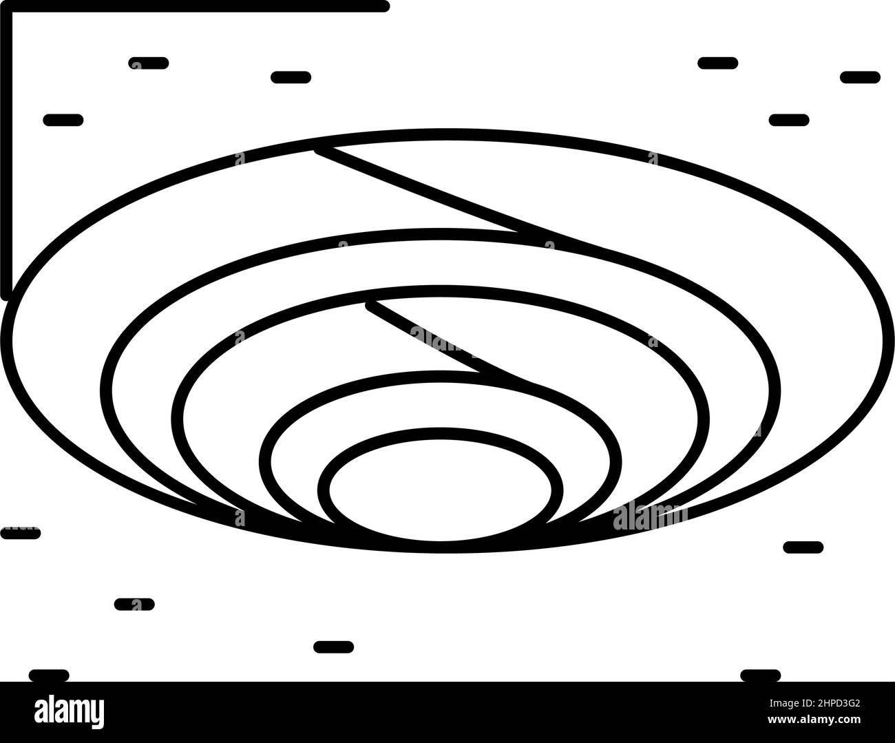 quarry stone line icon vector illustration Stock Vector Image & Art - Alamy