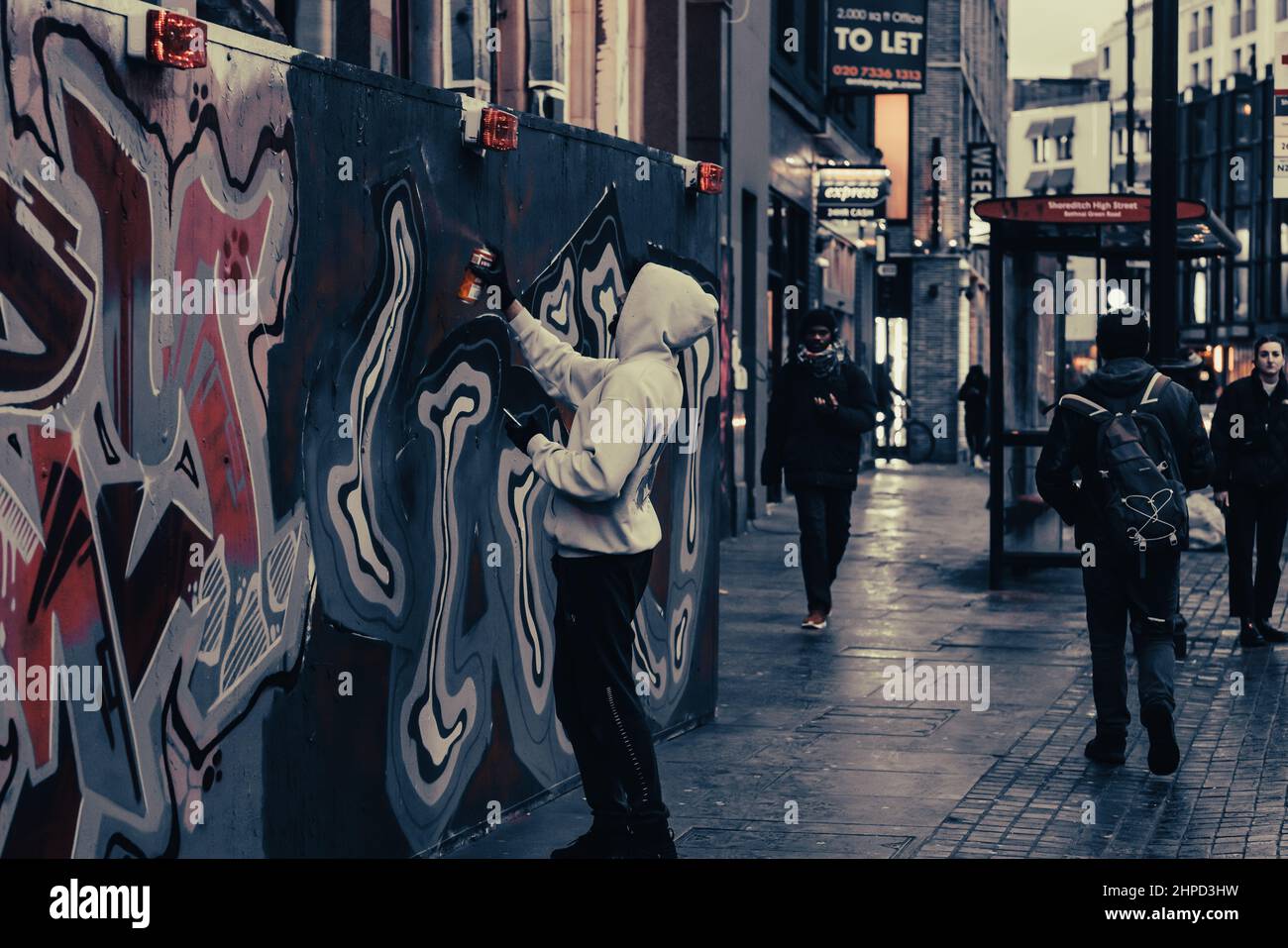 London around the East End and Brick Lane Stock Photo - Alamy