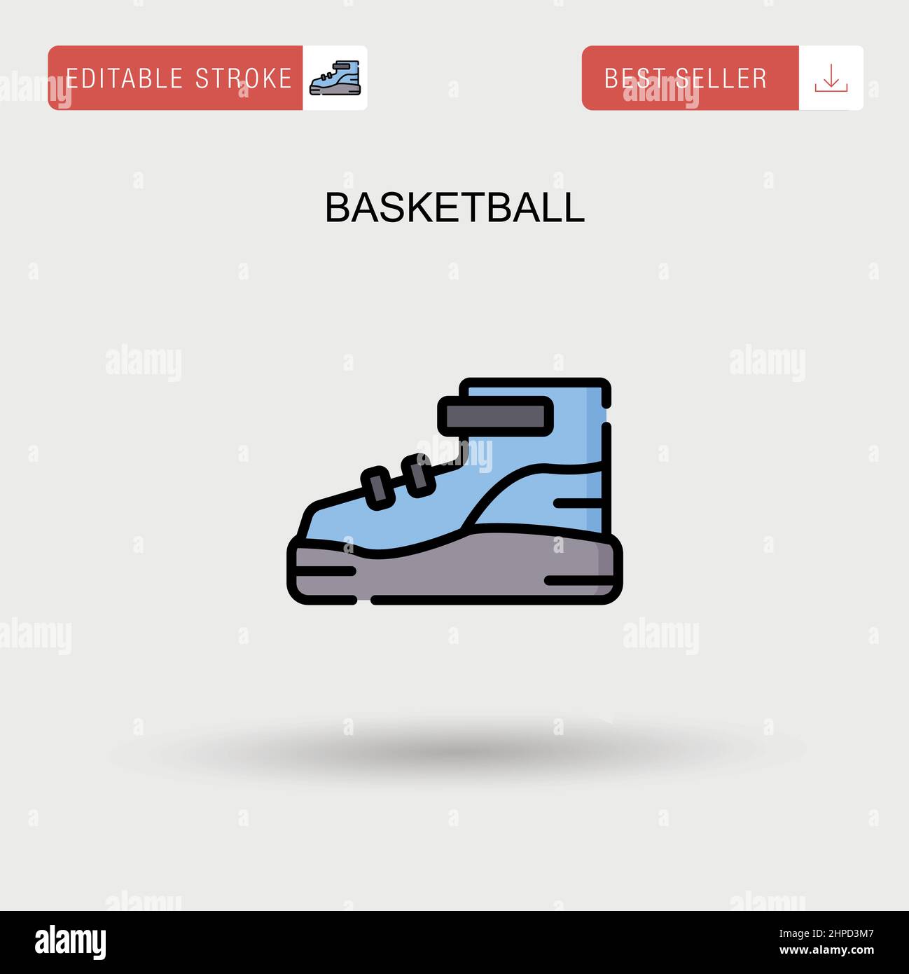 Simple basketball logo hi-res stock photography and images - Alamy