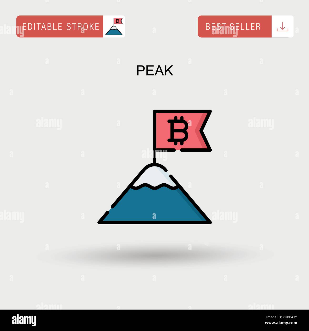 White peak view Stock Vector Images - Alamy