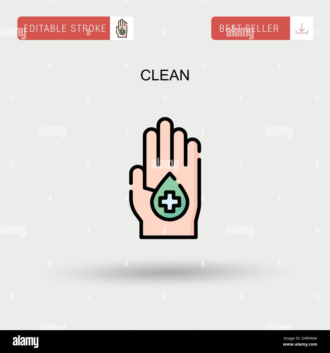 Clean Simple vector icon Stock Vector Image & Art - Alamy