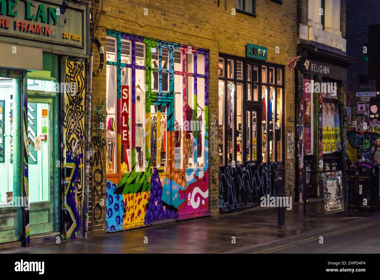 London around the East End and Brick Lane Stock Photo - Alamy