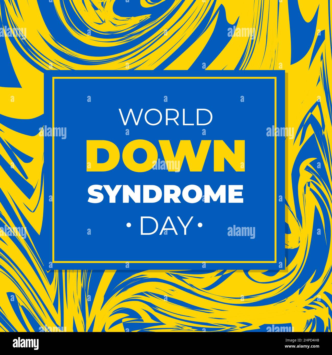 World Down Syndrome Day vector banner. Awareness Day Stock Vector Image ...