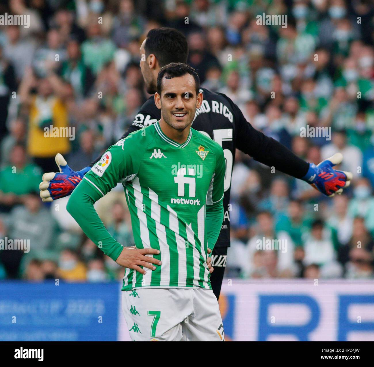 Sevilla, Spain. 20th Feb, 2022. Spanish La Liga soccer match Betis vs ...