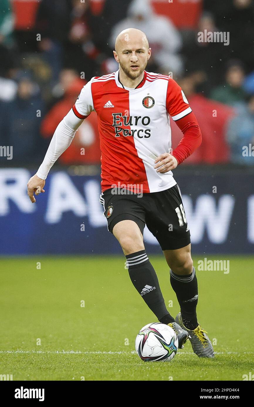 ROTTERDAM , 20-02-2022 , Stadion De Kuip , season 2021 / 2022 , Dutch ...