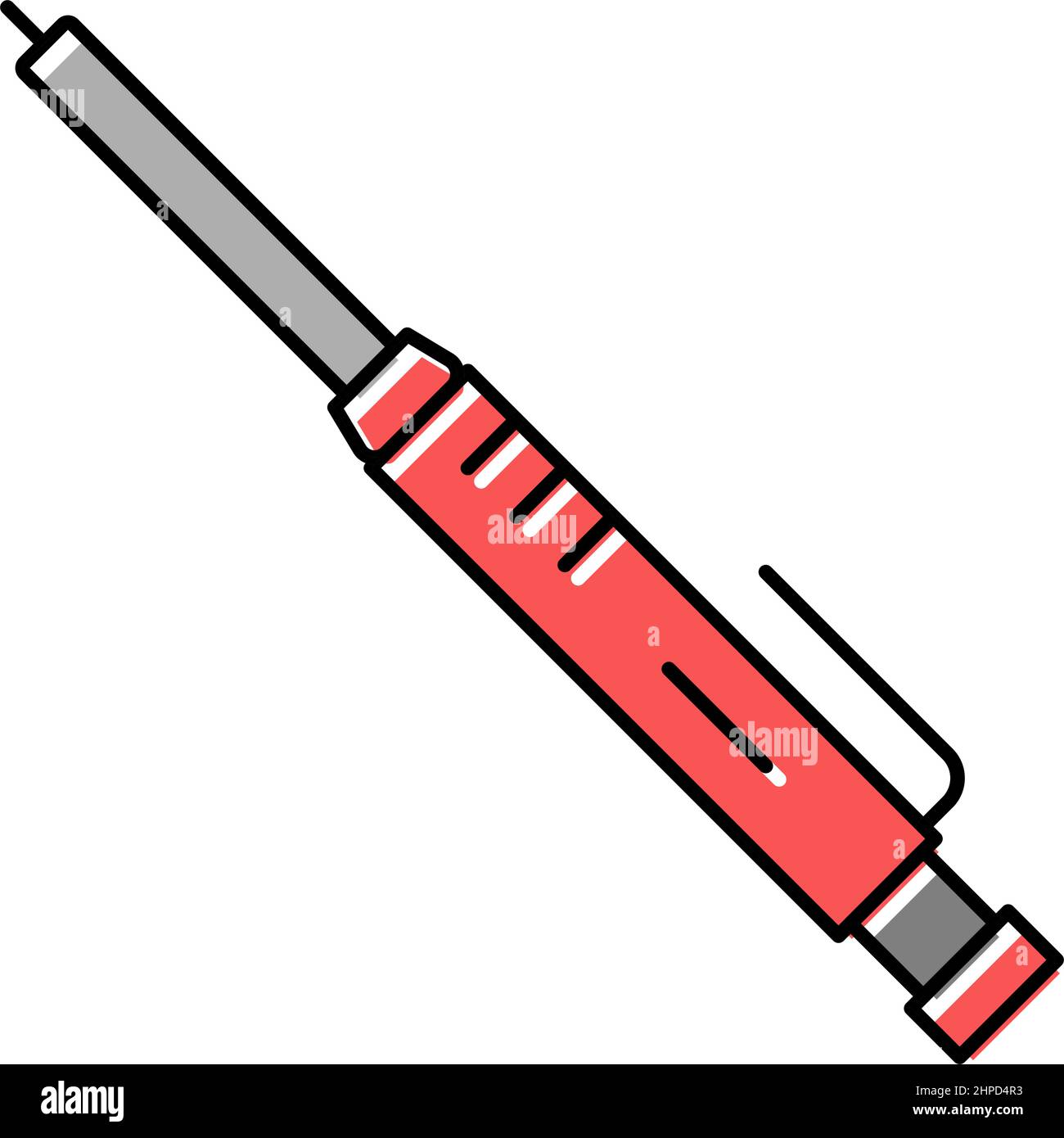 pencil carpenter color icon vector illustration Stock Vector Image ...