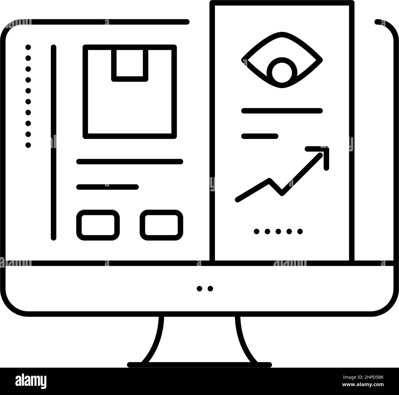 online review line icon vector illustration Stock Vector Image & Art ...