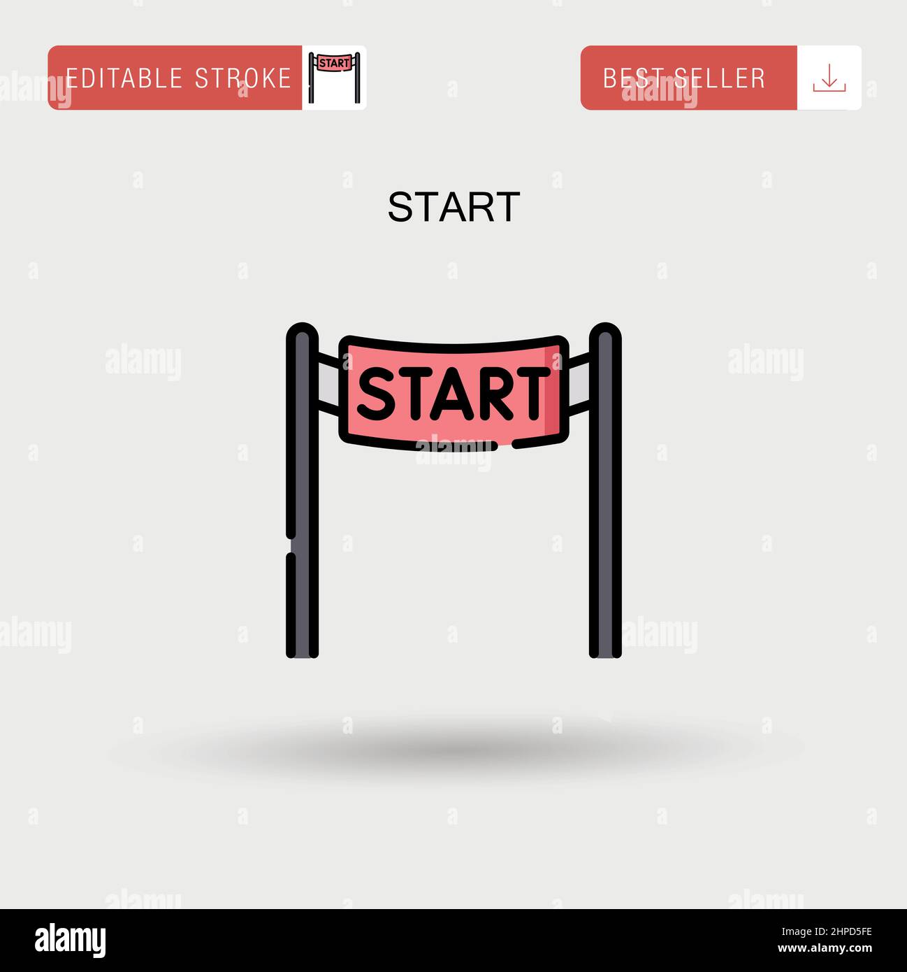 Start Simple vector icon Stock Vector Image & Art - Alamy