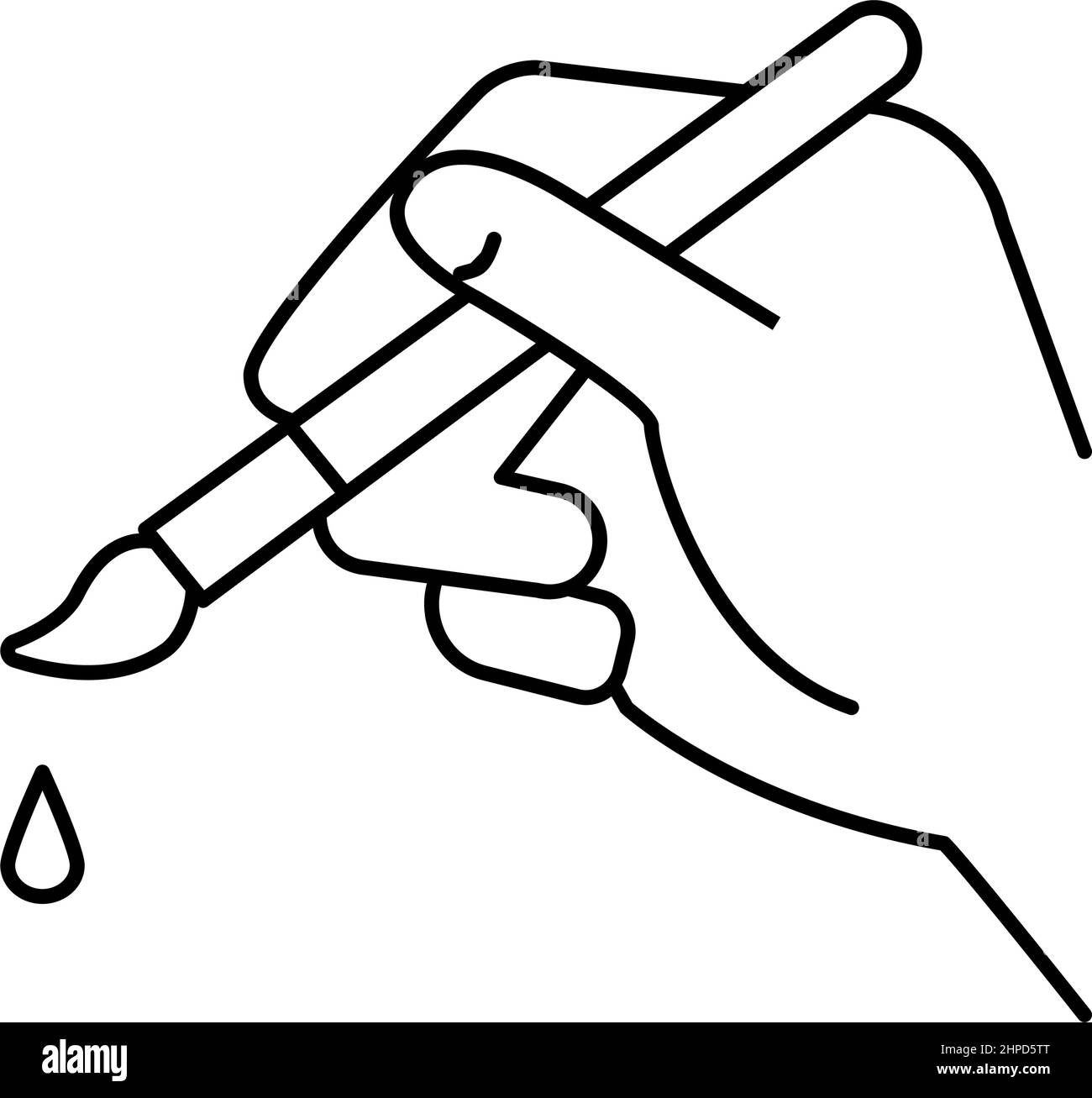 drawing picture line icon vector illustration Stock Vector Image & Art ...