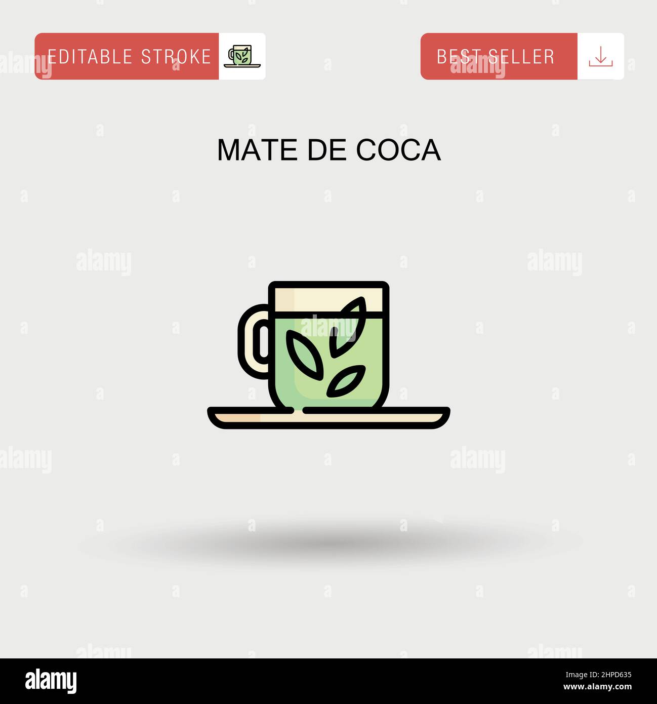 Mate de coca Stock Vector Images - Alamy