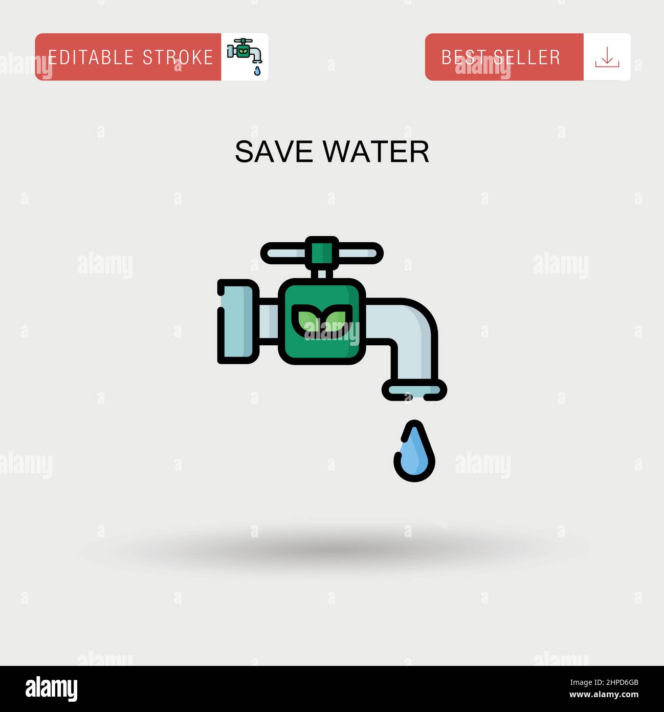 Water poster concept Stock Vector Images - Alamy