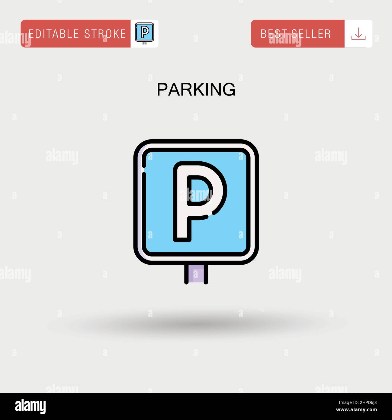 Parking Simple vector icon Stock Vector Image & Art - Alamy