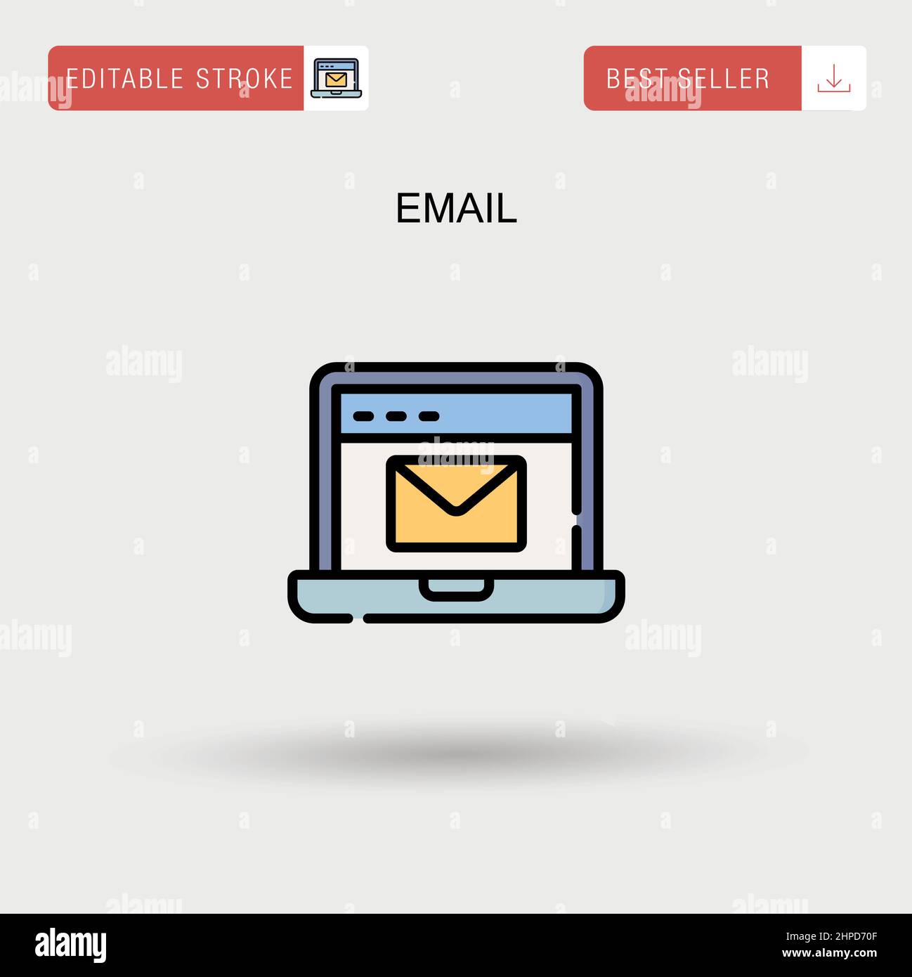 Email Simple vector icon Stock Vector Image & Art - Alamy