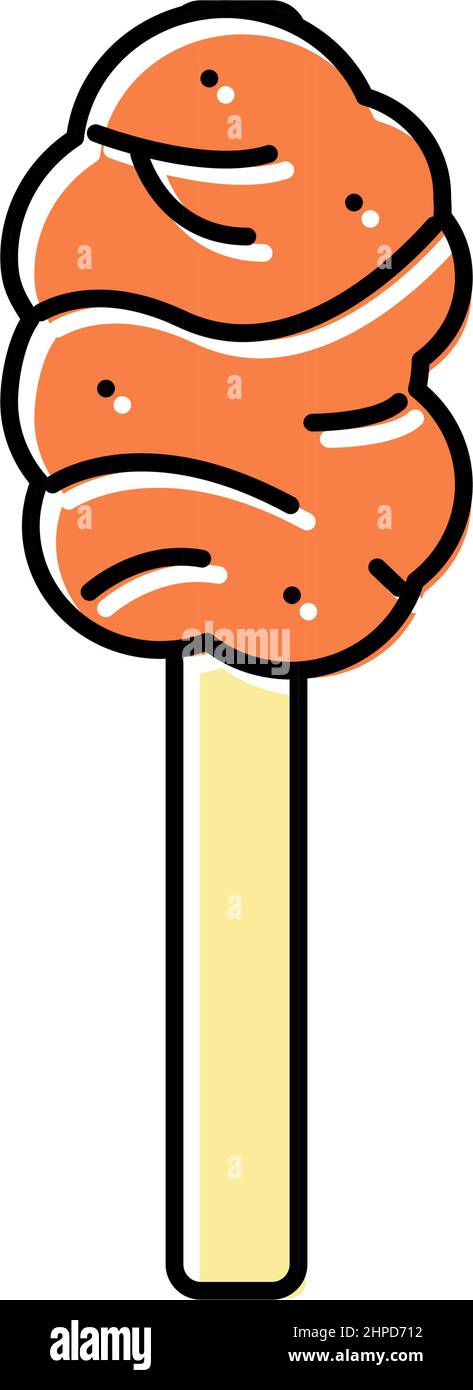 maple taffy color icon vector illustration Stock Vector Image & Art - Alamy