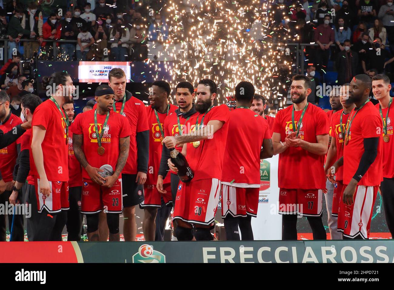 Final eight final a x armani exchange olimpia milano hi-res stock ...