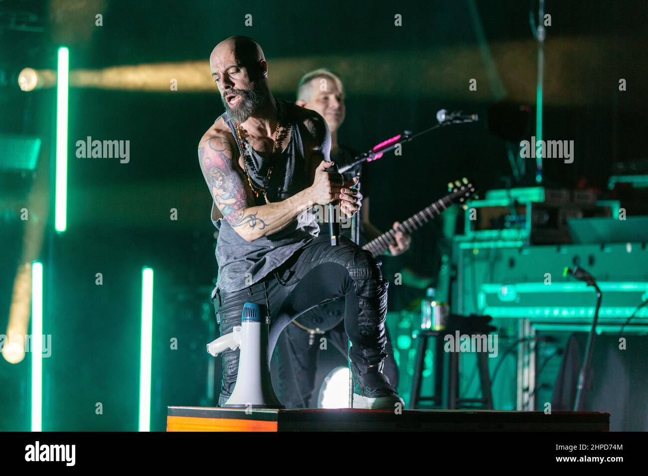 Milwaukee, USA. 19th Feb, 2022. Chris Daughtry of Daughtry on February ...