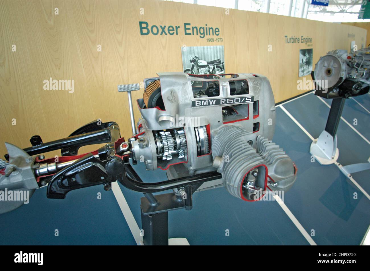 Displays and exhibitiions of BMW autos in manufacturing plant in South ...