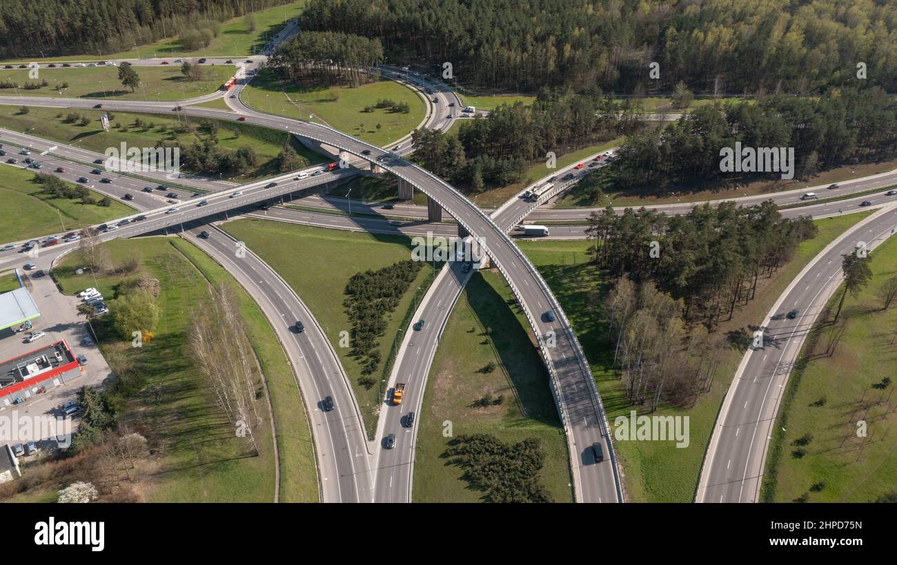 Intersection curve hi-res stock photography and images - Alamy