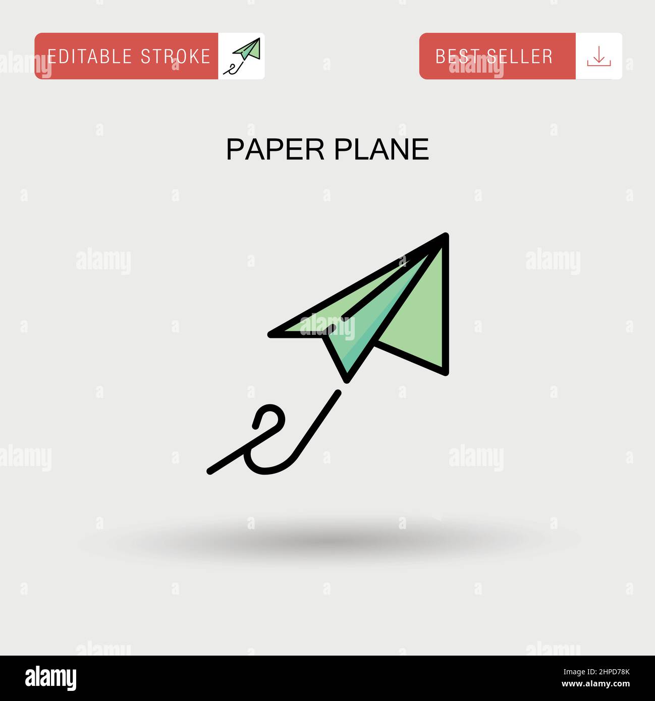 Flight line icon concept Stock Vector Images - Alamy