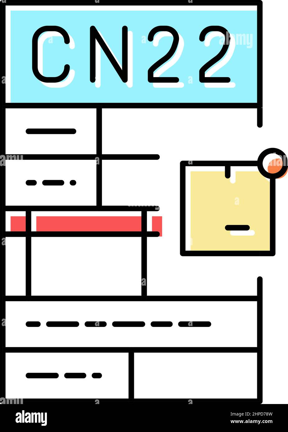 Customs declaration Stock Vector Images - Alamy